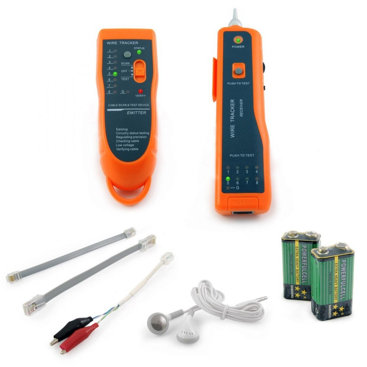 Testeur Réseaux RJ45 RJ11 XQ-350 Maroc - Dsindustrie.com