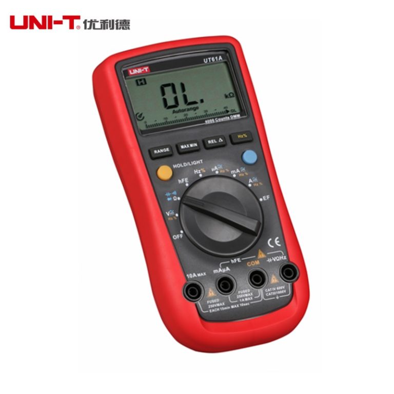 Multimétre numérique UNI-T UT61A AC DC Volt Ampère Ohm Hz Capacité ...