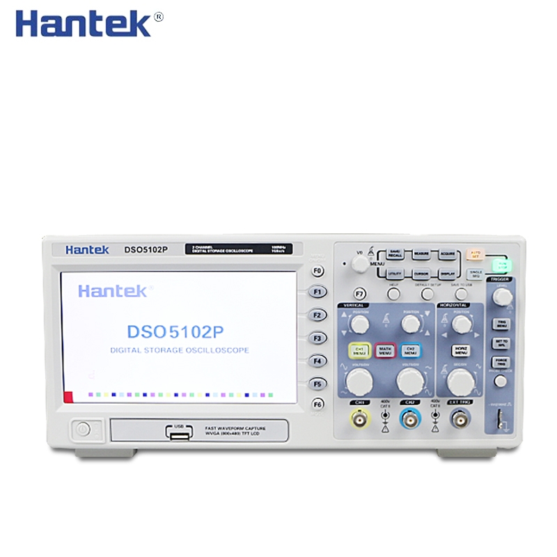 Oscilloscope numérique HANTEK DSO5102P bande: ≤100MHz; Canaux:2; 40kpts ...