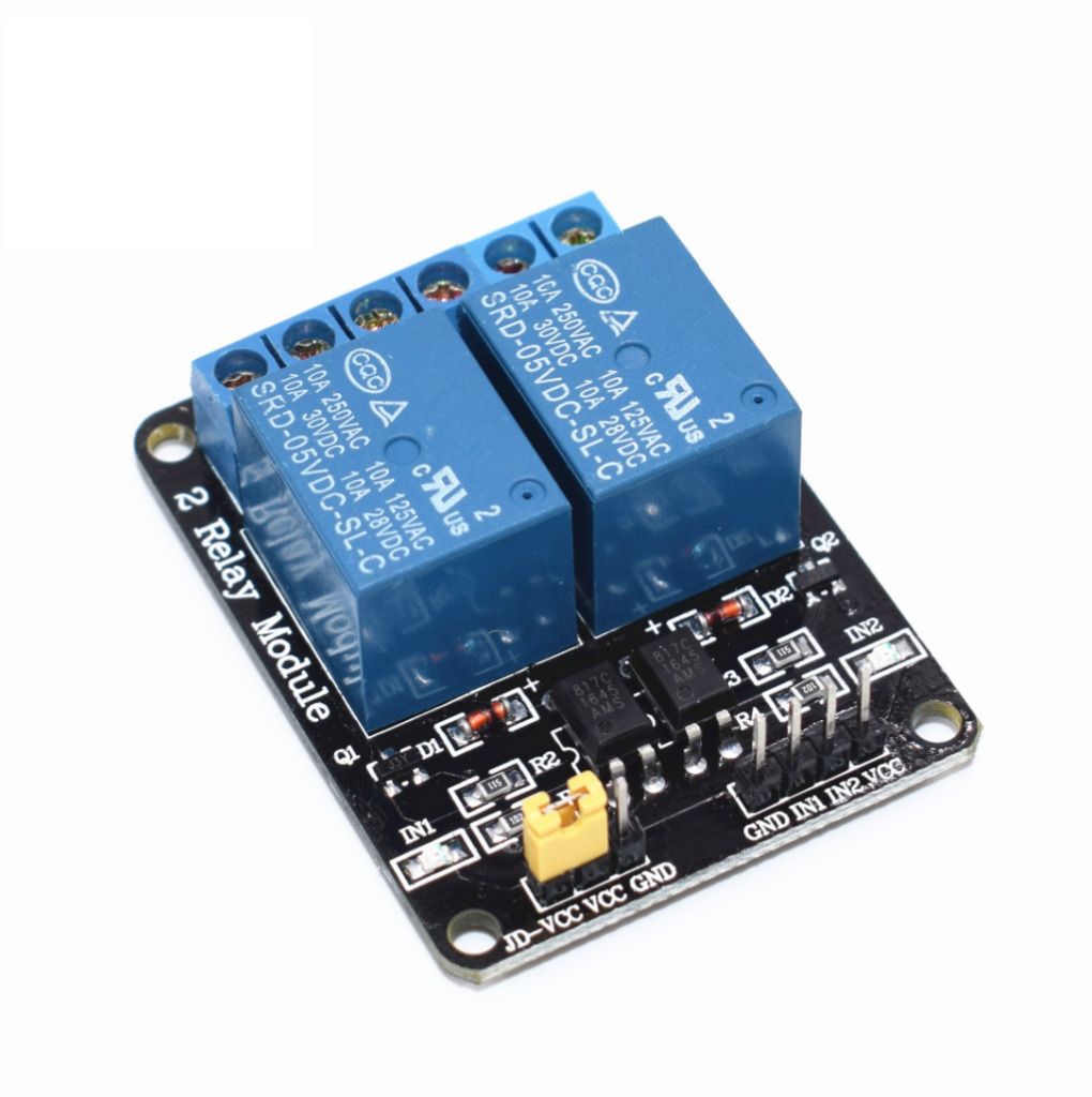 MODULE RELAIS 5V 2 CANAUX POUR ARDUINO PIC ARM AVR DSP MAROC ...
