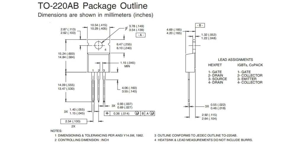 IRFZ34N MOSFET N-Channel Maroc - Dsindustrie.com