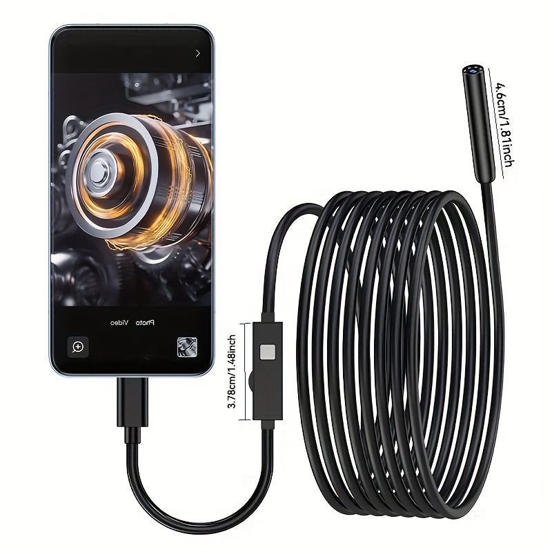 Caméra Endoscope INSKAM USB 8 LED – iOS/Android Maroc - Dsindustrie.com